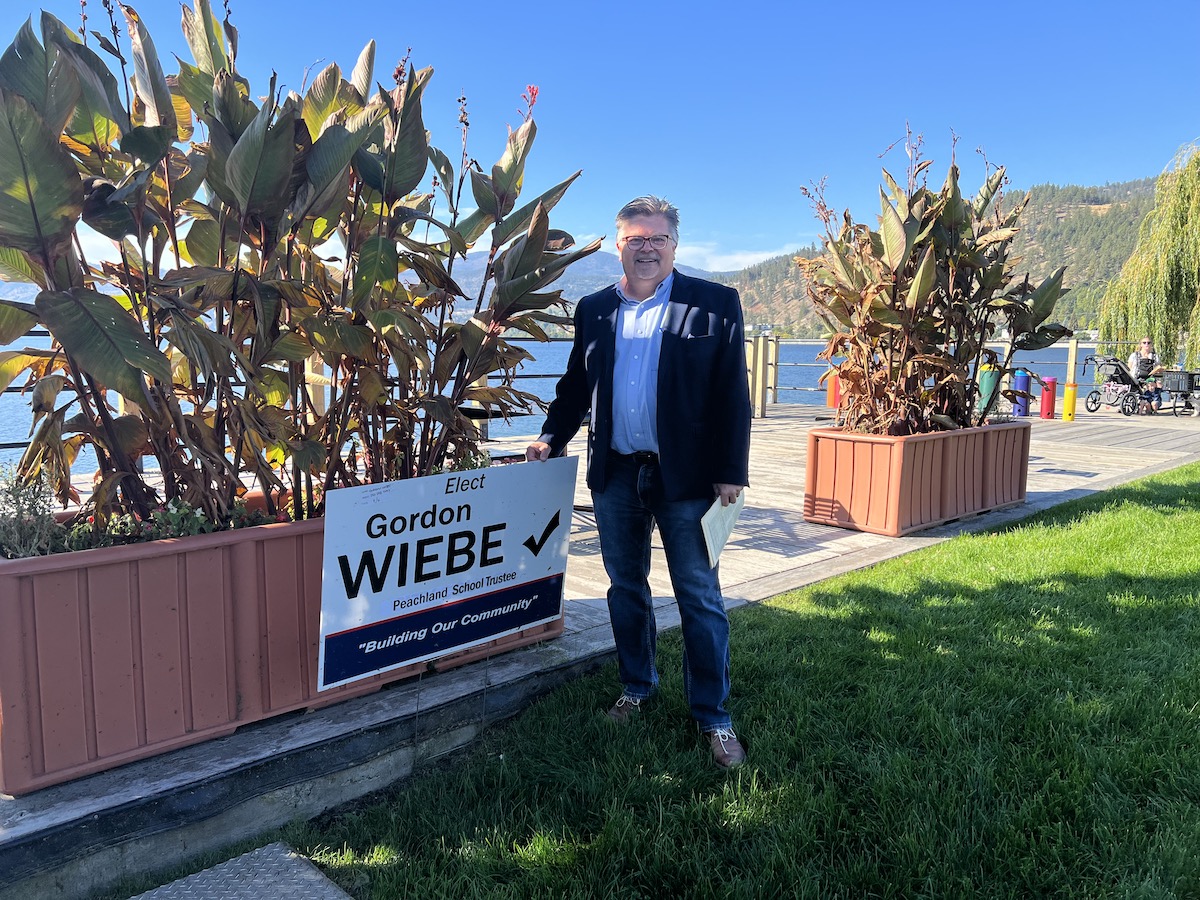 It’s the day before the vote: Gordon Wiebe | The Peachland Phoenix